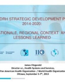 Presentation - PANDRH Strategic Development Plan 2014-2020: Rationale ...